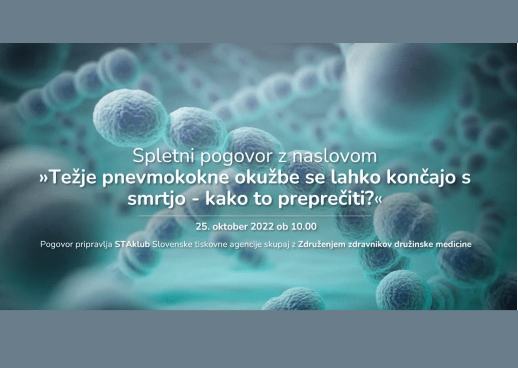 Okrogla miza STA o pnevmokoknih okužbah - Društvo za zdravje srca in ožilja Slovenije